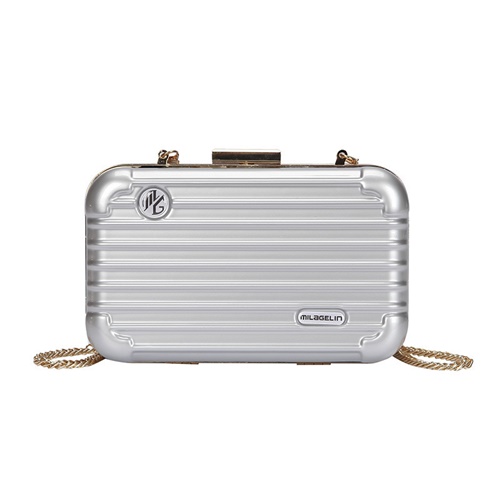 Jual B5502-silver Mini Koper Bag Import Elegan - GrosirImpor.com