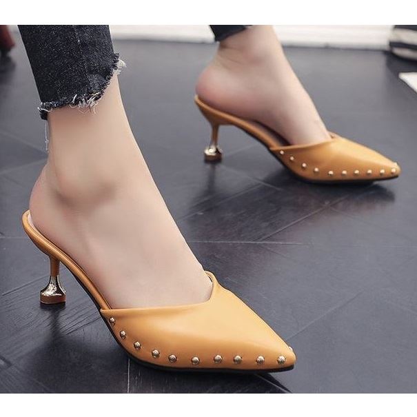Jual SHH662-yellow Sepatu Heels Cantik Wanita Import Terbaru ...
