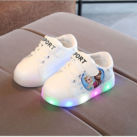 Jual SHKC188-white Sepatu Anak Lucu Karakter Frozen - GrosirImpor.com